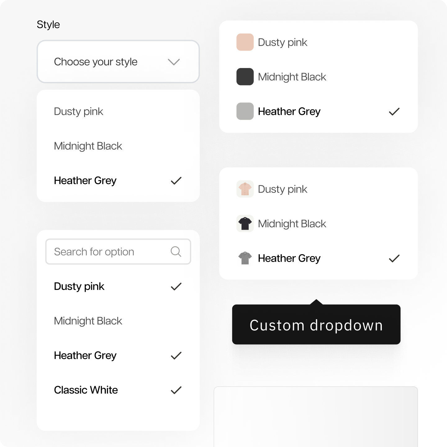 Dropdown – Globo Product Options - #1 Shopify Options Variants app